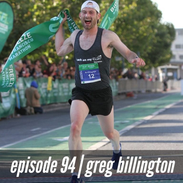 Podcast: Episode 94 with Greg Billington - the morning shakeout
